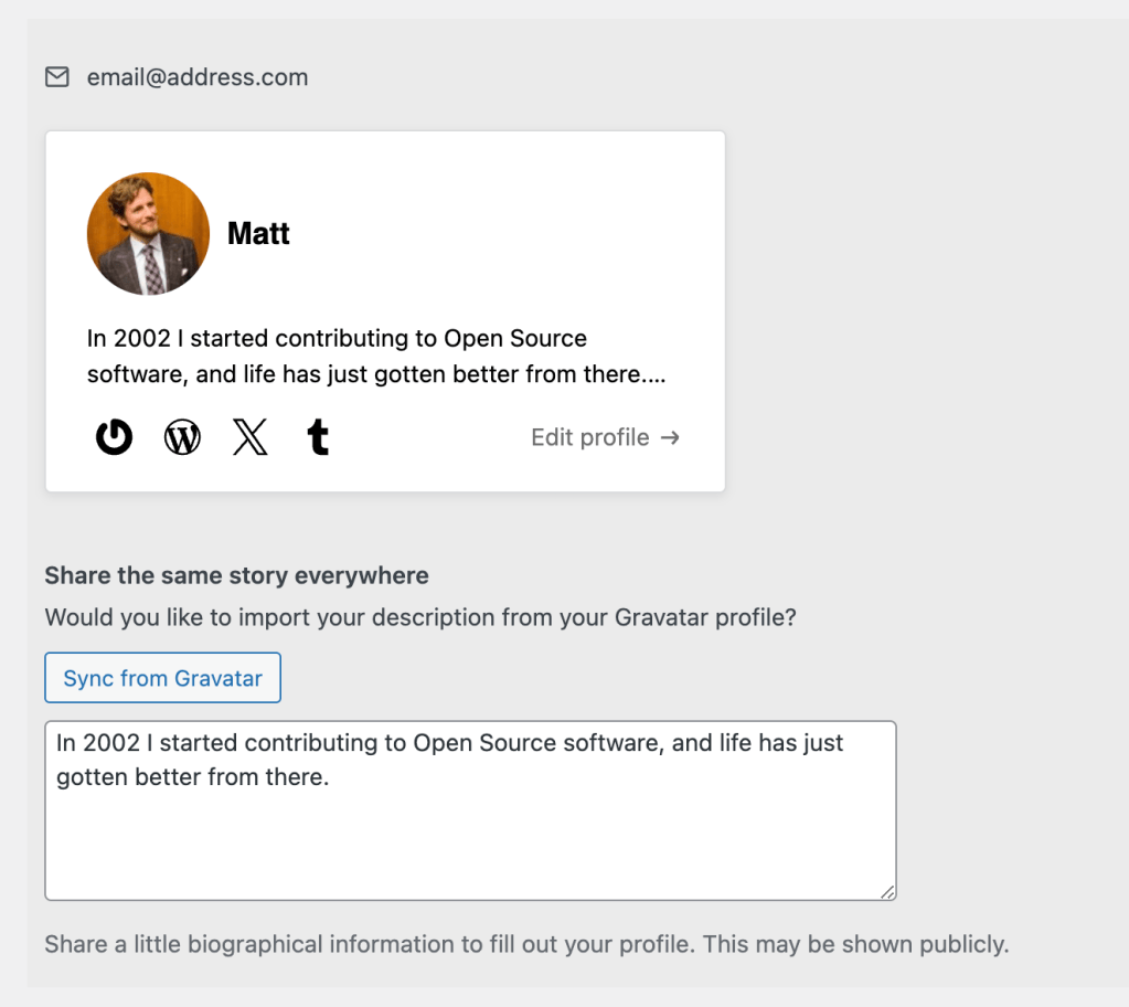 Gravatar WordPress Plugin – Gravatar Support